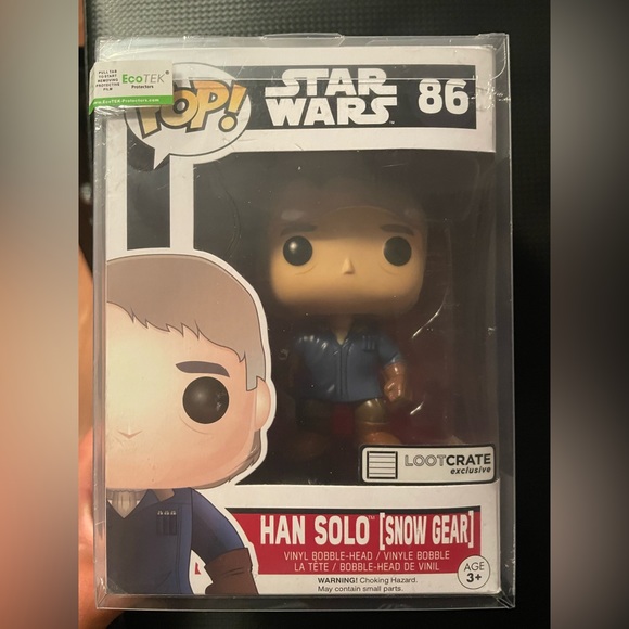 Other | New Funko Pop Star Wars Han Solo 86 Vinyl Figure Snow Gear ...